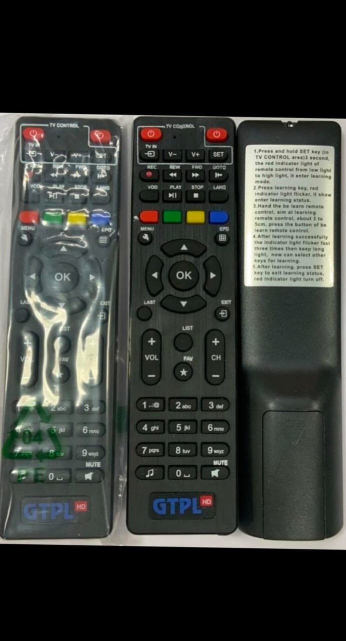 DTH Gtpl Hd Remote Pack of 10 – KRISHNA LIGHT HOUSE