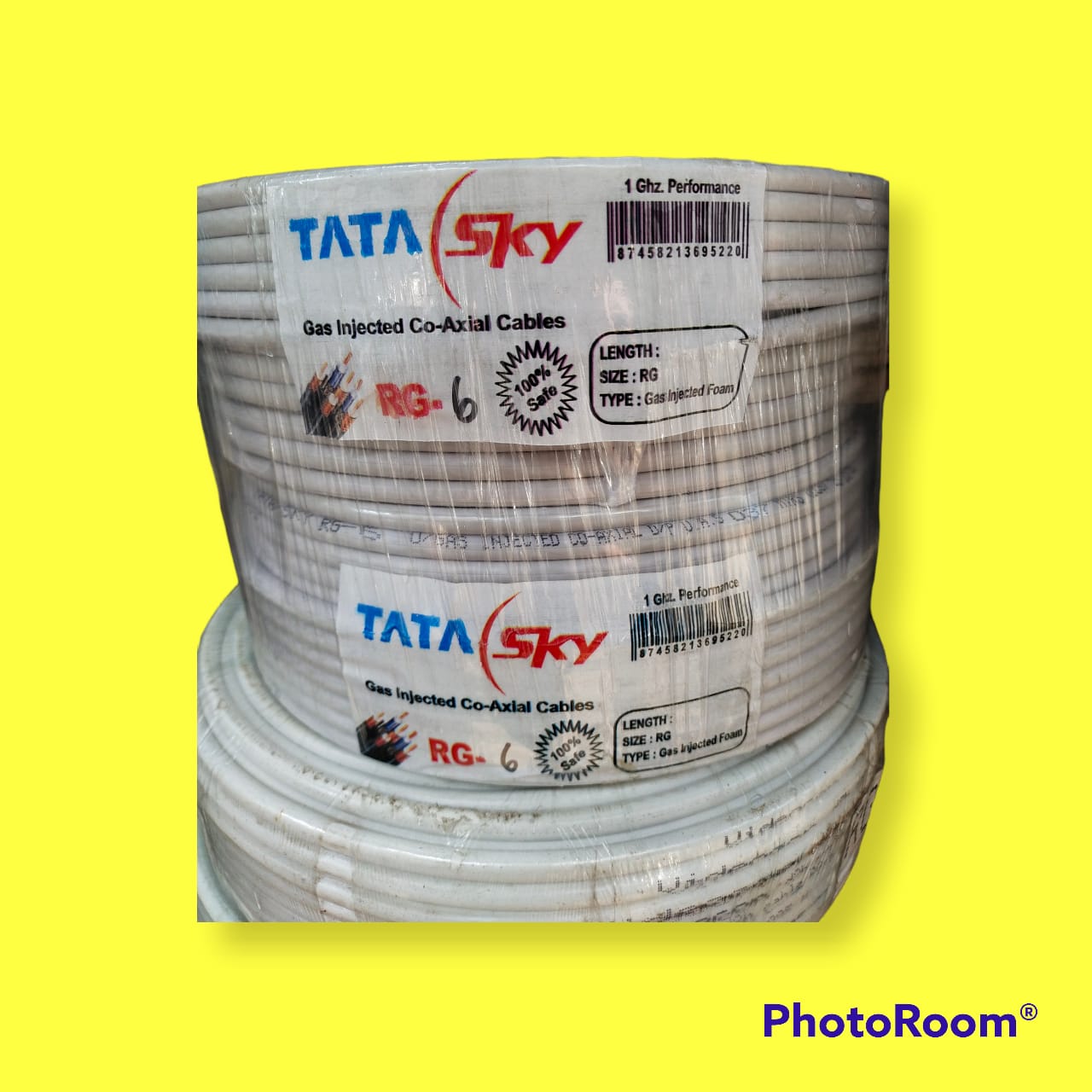 Tata Sky RG-6 Chanel Cable Wire 90 m White - KRISHNA LIGHT HOUSE