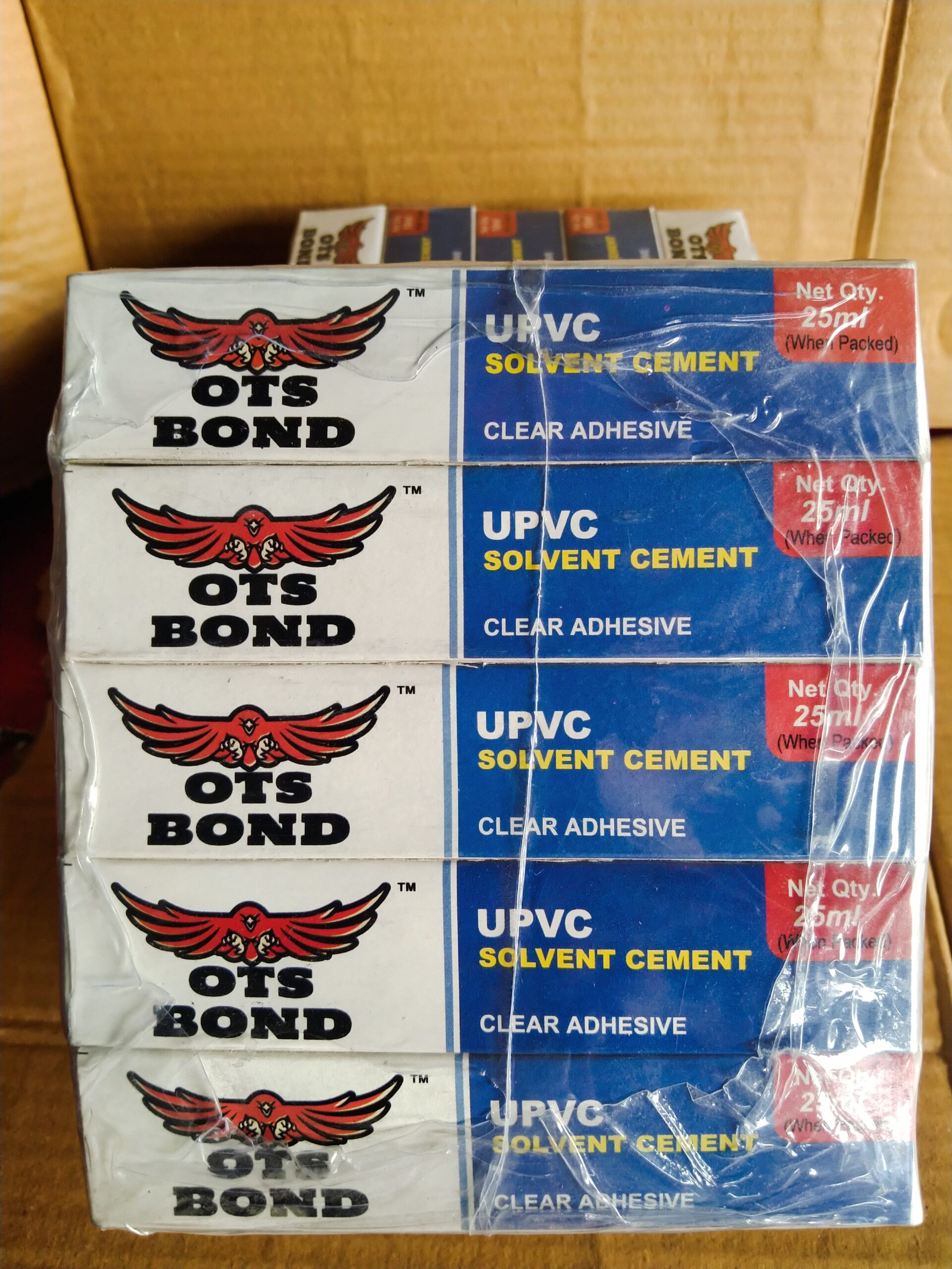 Upvc 25ml Solvent Tube Clear Adhesive Ots Bond Pack of 25 - KRISHNA ...
