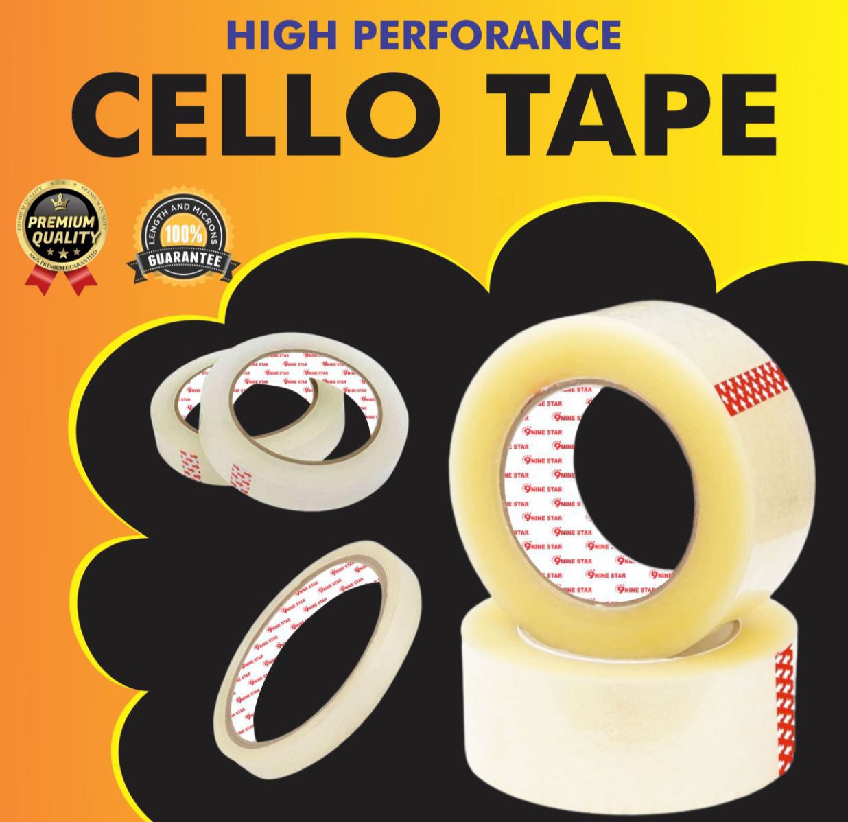 2 Inch 30 Miter 48mm Cello Tape White TRN BOPP Box of 72 Pic - KRISHNA ...